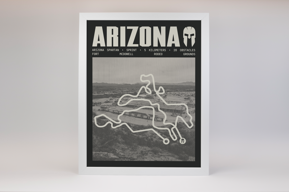 Spartan Posters – Map Medal