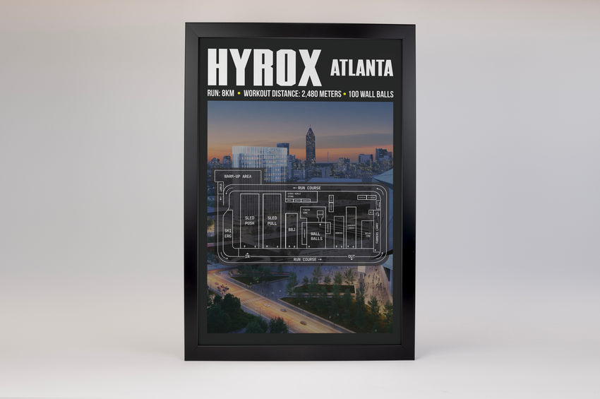 Hyrox Posters – Map Medal