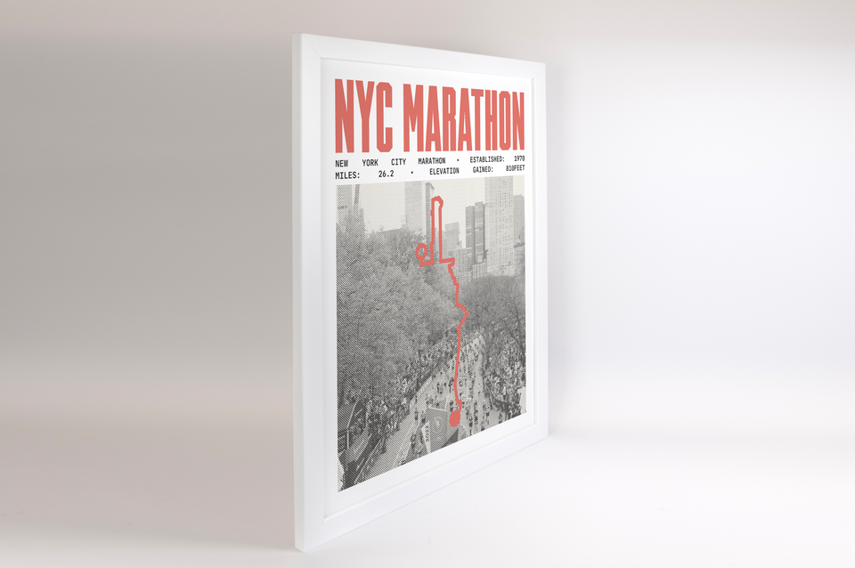 Marathon Posters – Map Medal